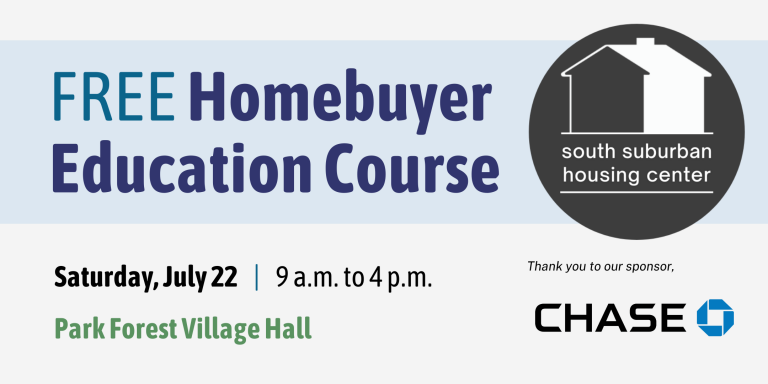 Homebuyer Education Courses – South Suburban Housing Center